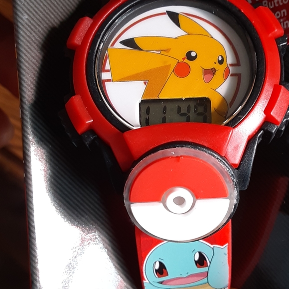 Pokemon | Accessories | Pokemon Flashing Icon Dial Watch New | Poshmark